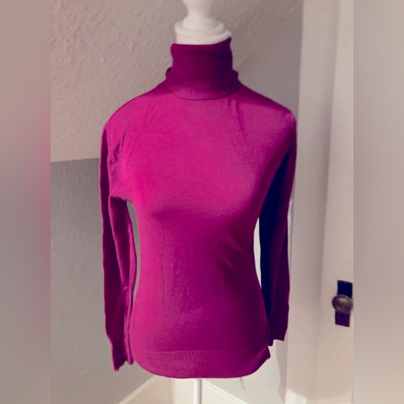Sweaters | Lot Of Turtleneck 5 Sweaters In Various Colors Fitted And ...